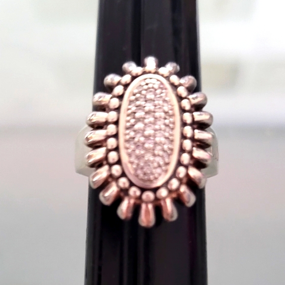 LAGOS | Jewelry | Lagos Diamond Fluted Oval Ring 7 | Poshmark